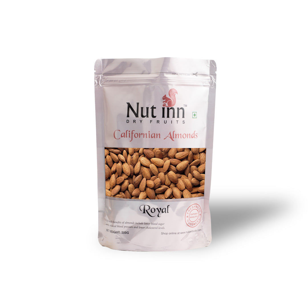 Californian Almonds Royal (500gm) – Nutinnfoods.com